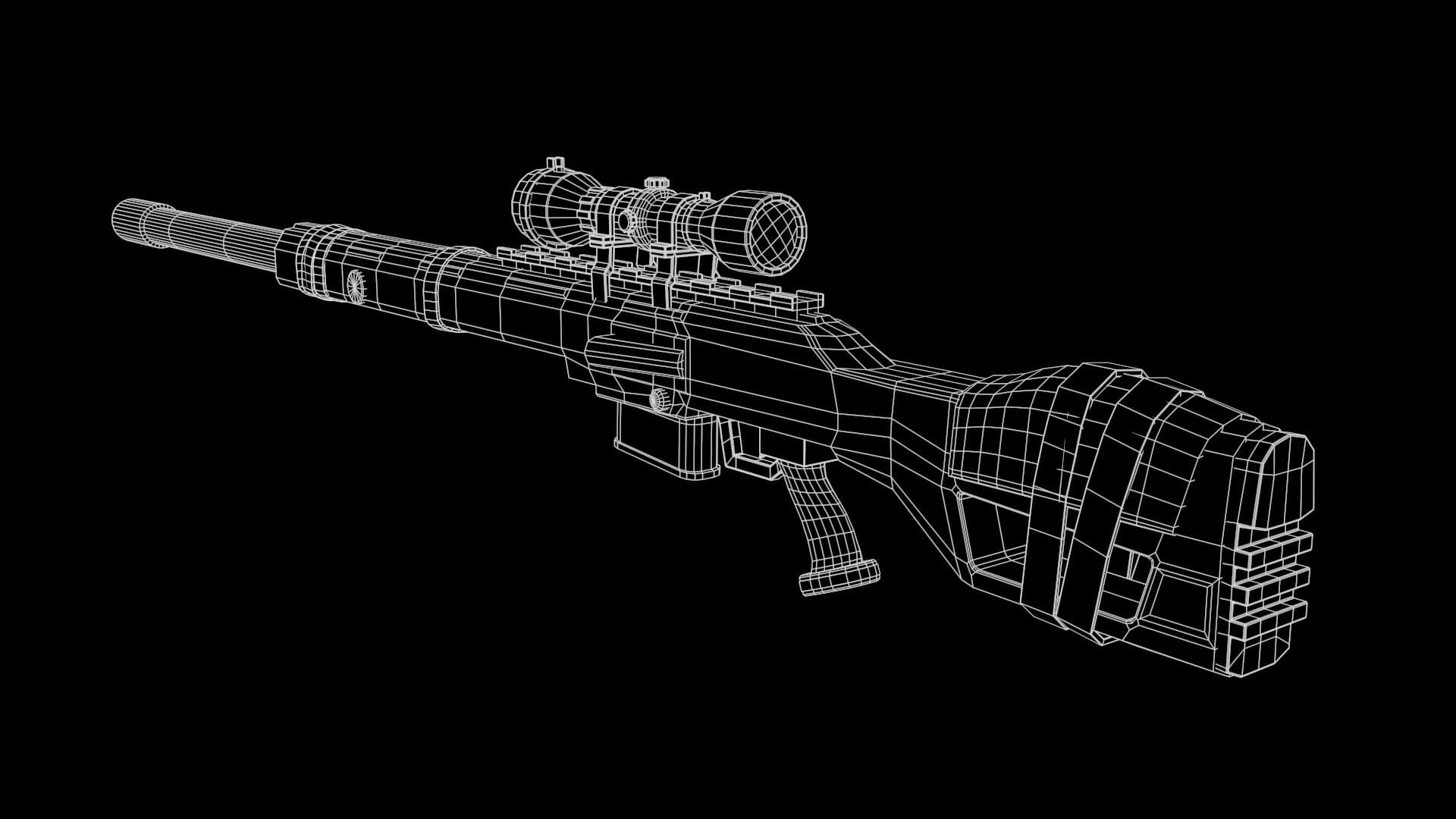 Warfare Magnum British Stylized Sniper - 3D Model by sherazahmad