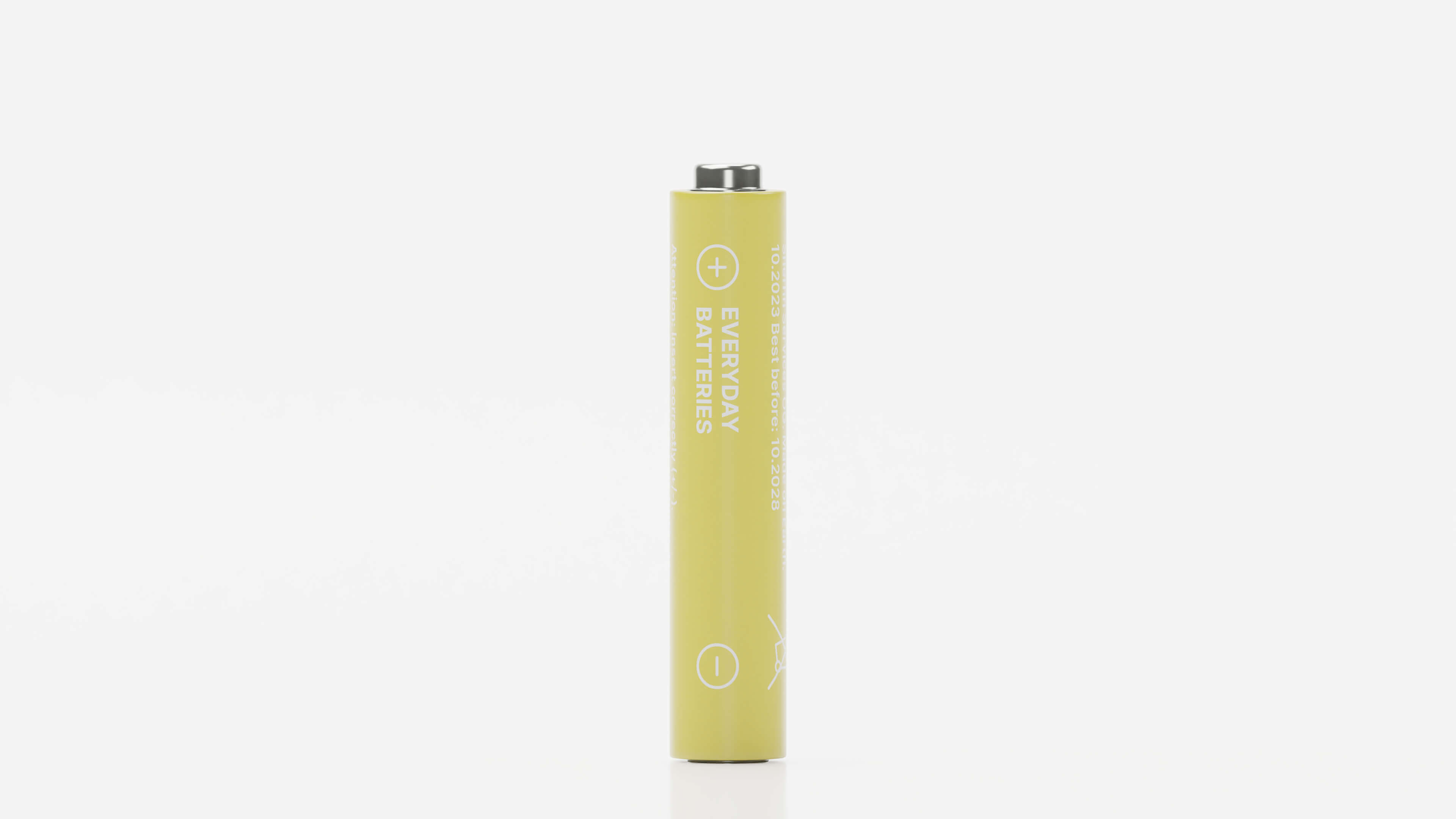 AAAA Type Battery - 3D Model by sherhn