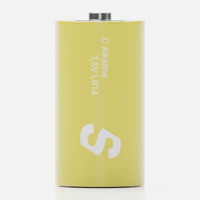 C Type Battery - 3D Model by sherhn