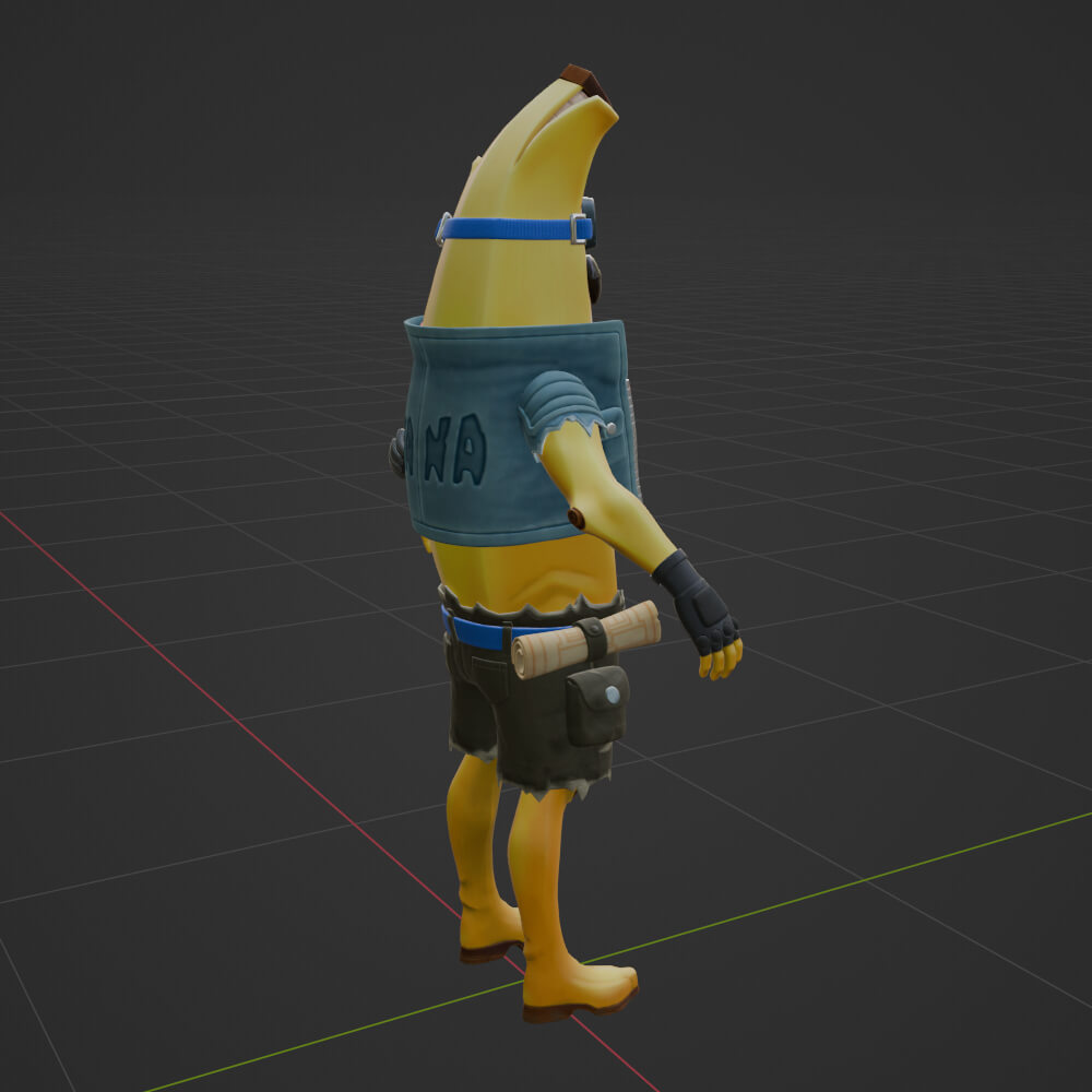 Adventure Peely - Fortnite 3D Model by Shevraar