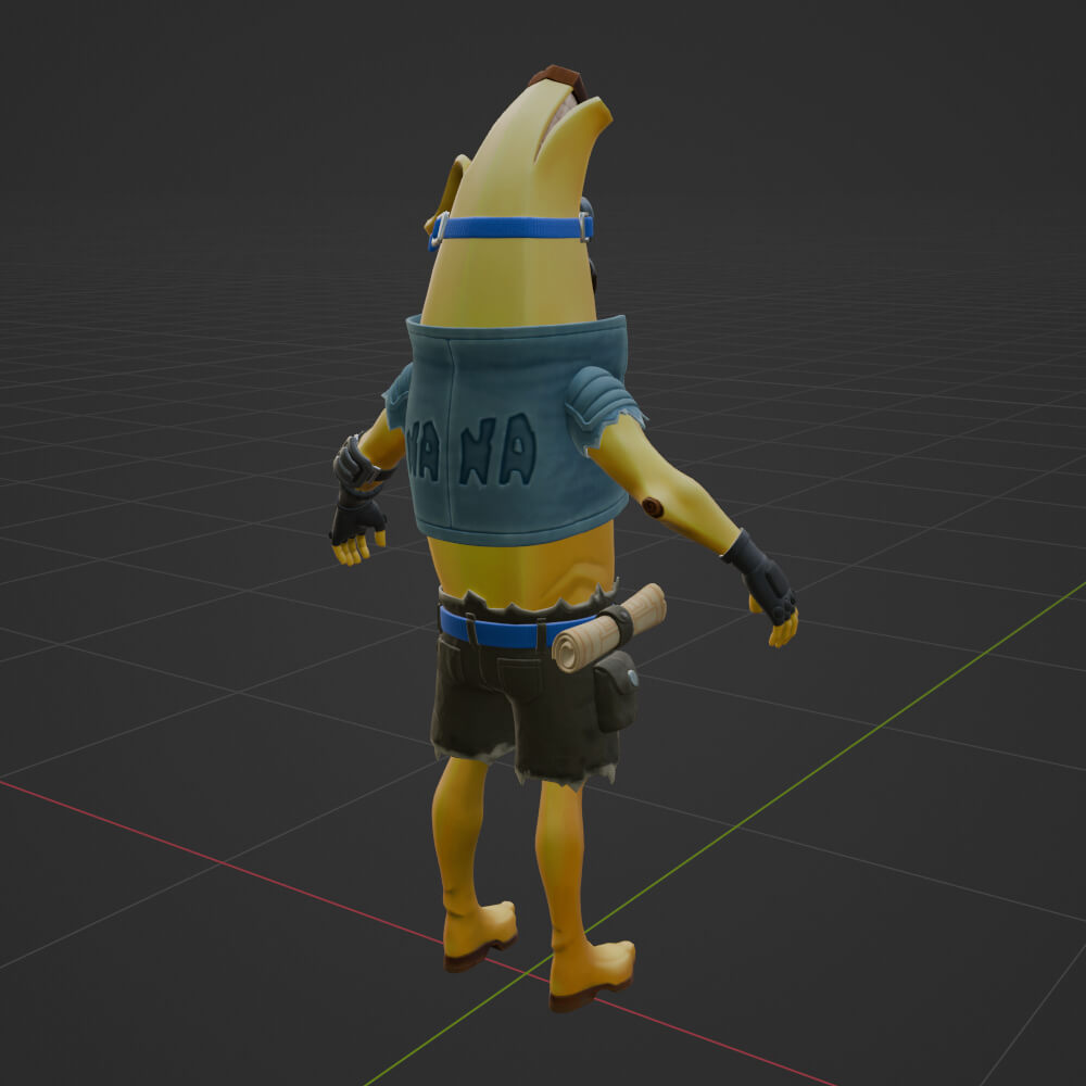 Adventure Peely - Fortnite 3D Model by Shevraar