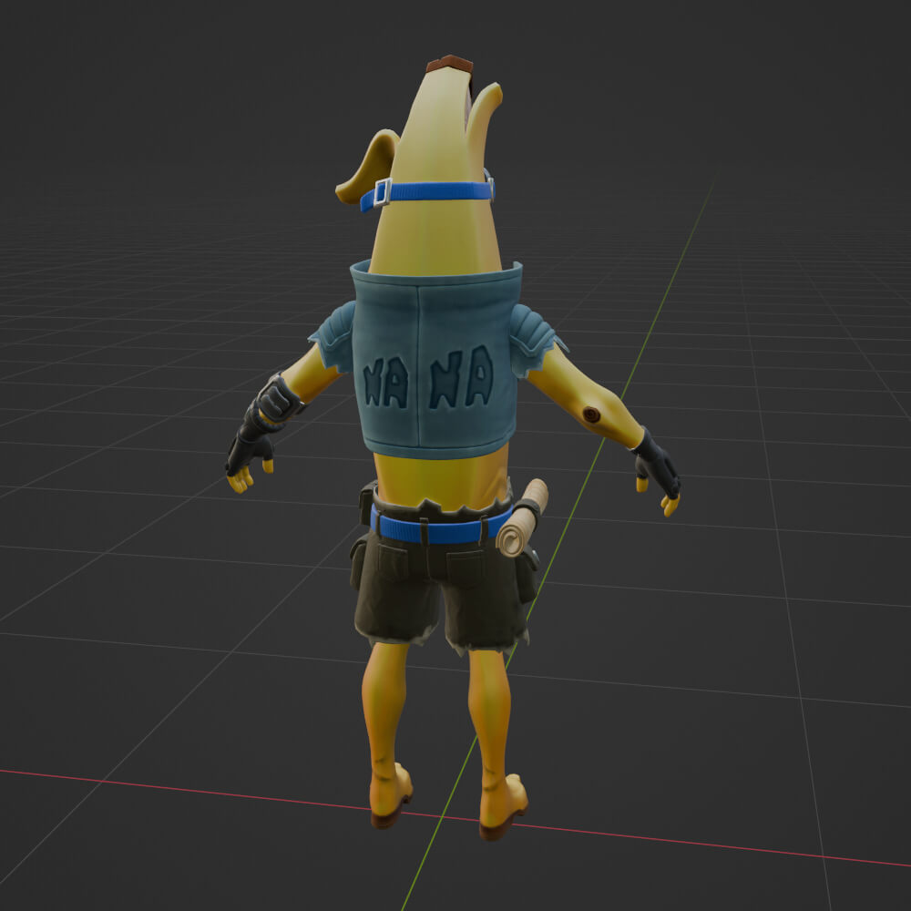 Adventure Peely - Fortnite 3D Model by Shevraar