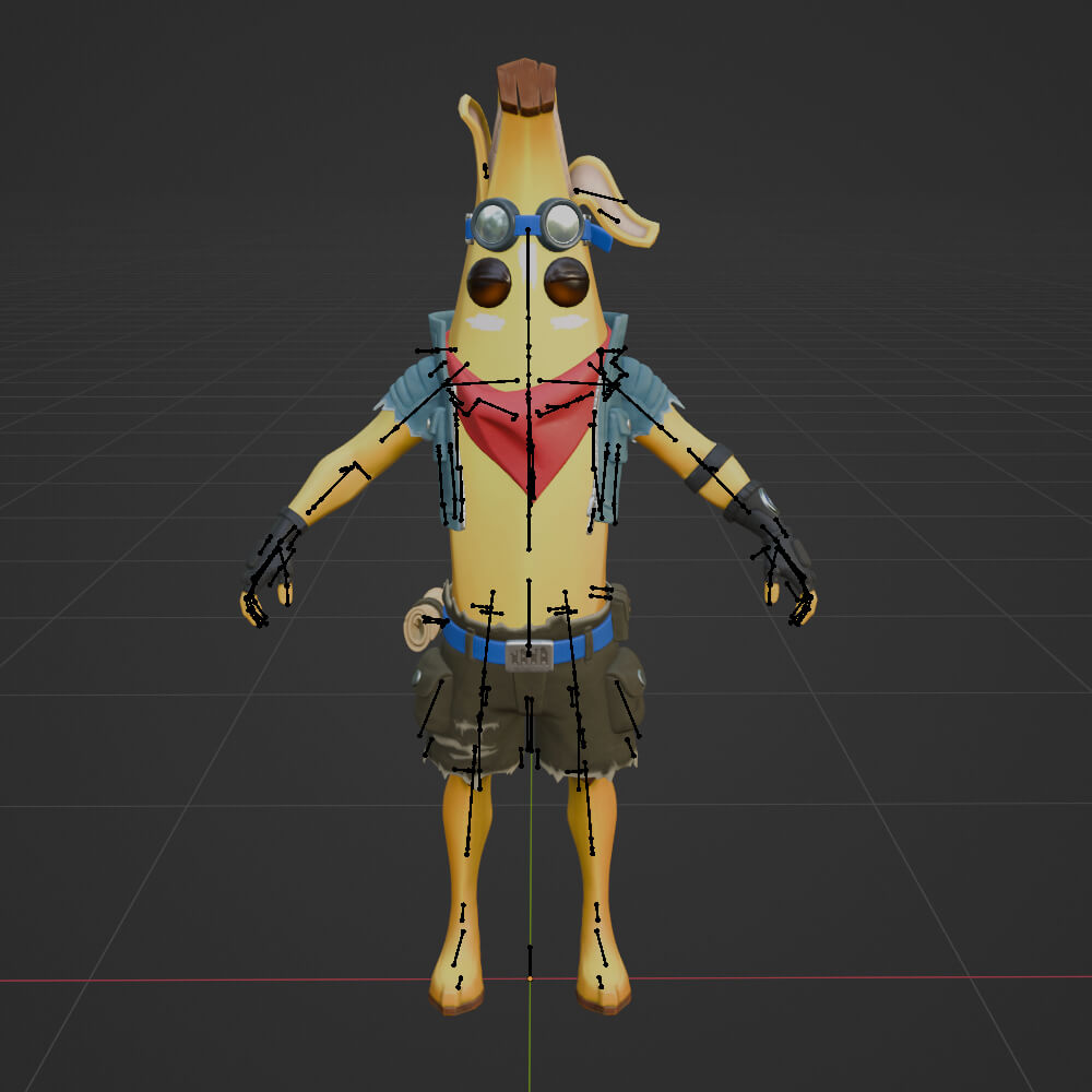 Adventure Peely - Fortnite 3D Model by Shevraar