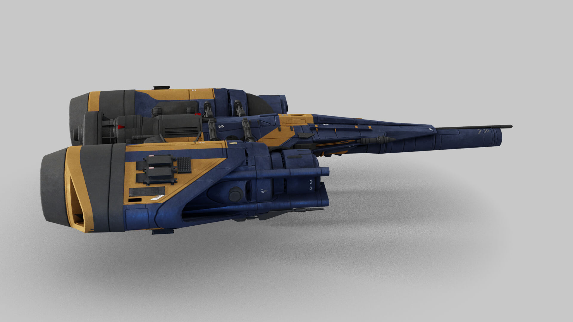 Arcadia-Class Jumpship - Destiny 2 3D Model by Shevraar