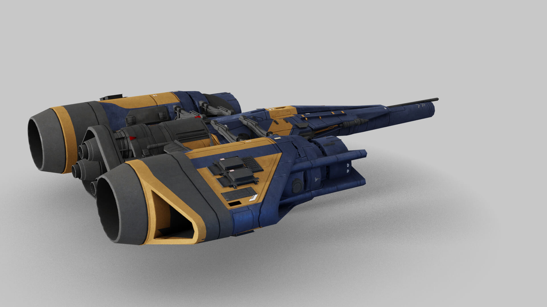Arcadia-Class Jumpship - Destiny 2 3D Model by Shevraar