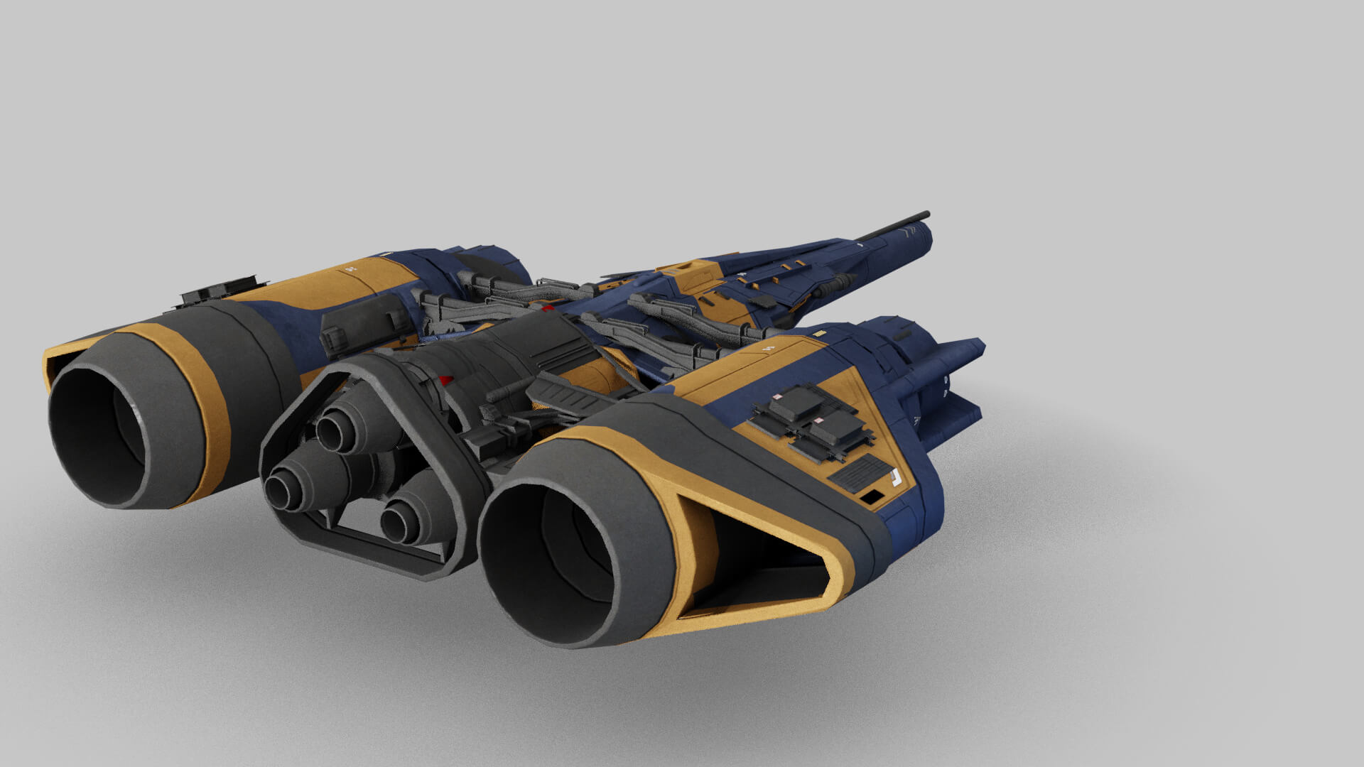Arcadia-Class Jumpship - Destiny 2 3D Model by Shevraar