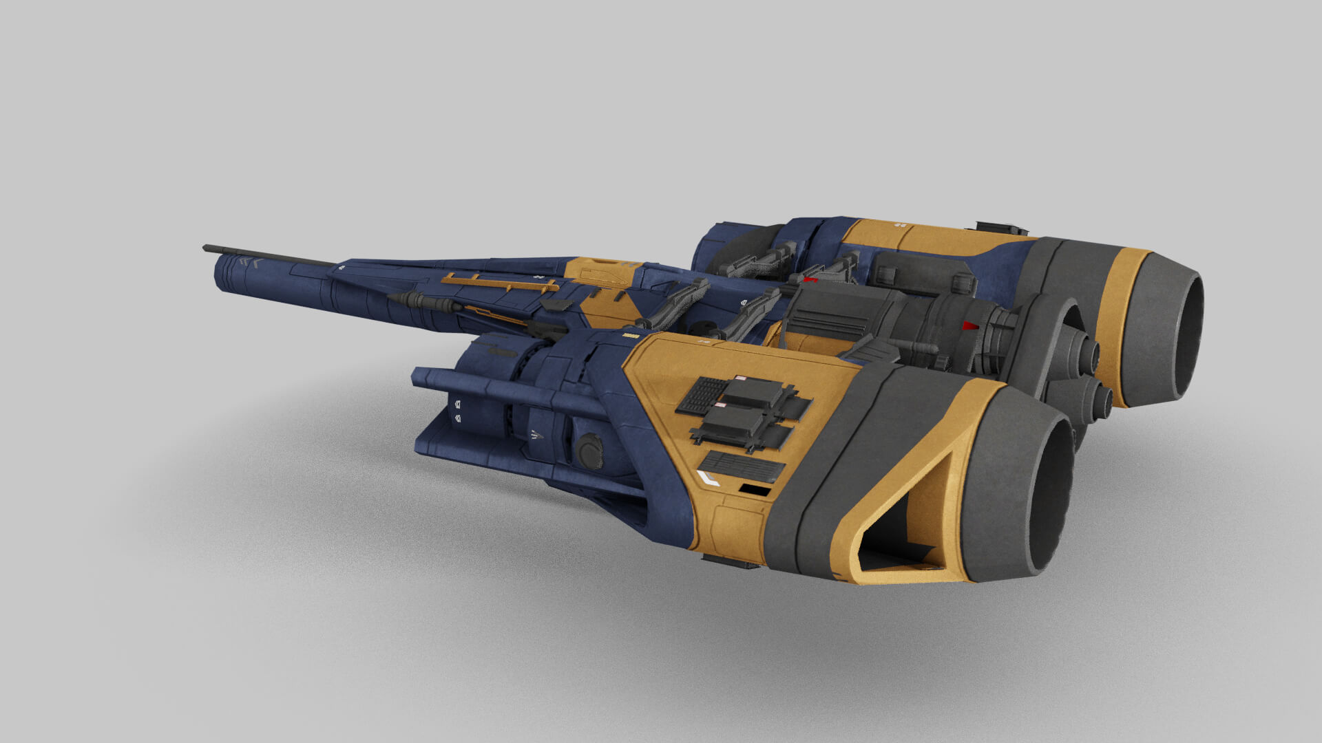 Arcadia-Class Jumpship - Destiny 2 3D Model by Shevraar