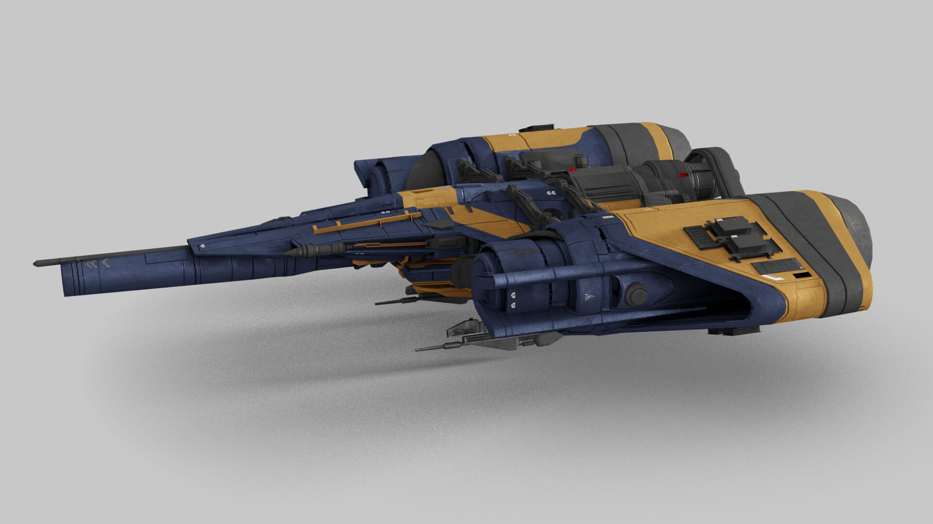 Arcadia-Class Jumpship - Destiny 2 3D Model by Shevraar