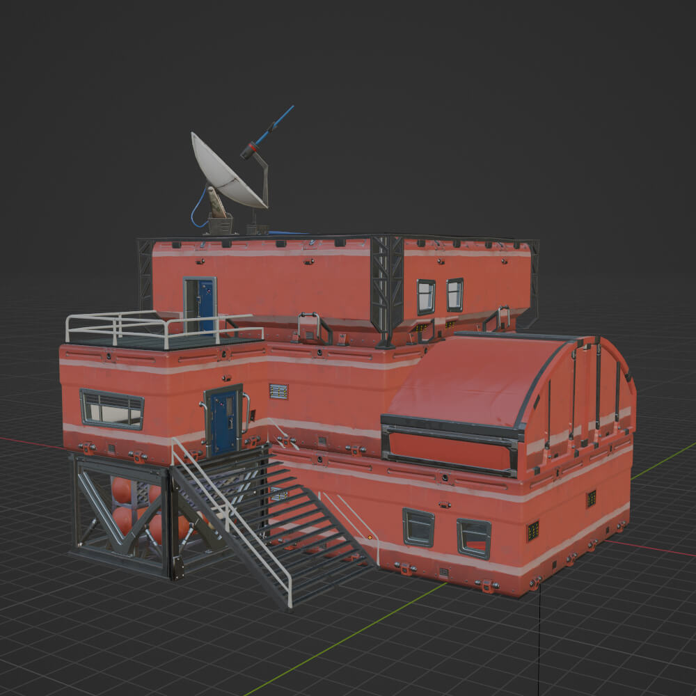 Arctic Lab - Fortnite 3D Model by Shevraar