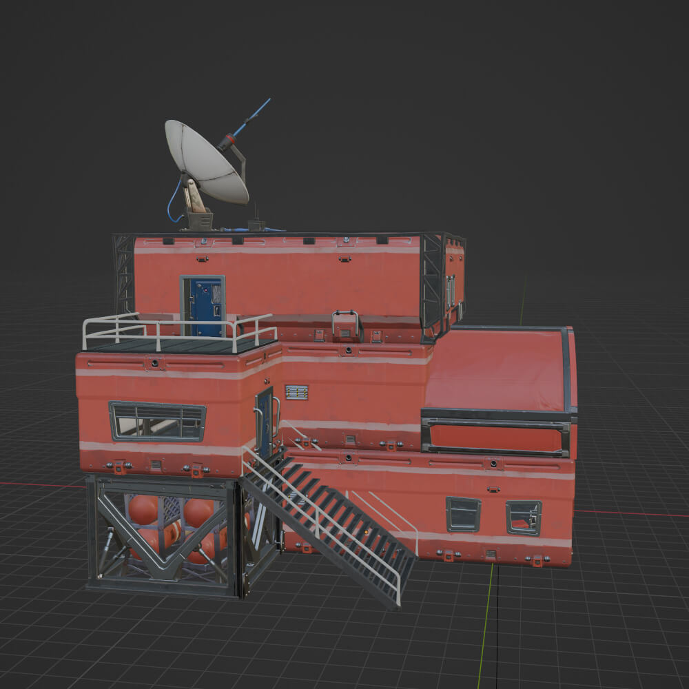 Arctic Lab - Fortnite 3D Model by Shevraar