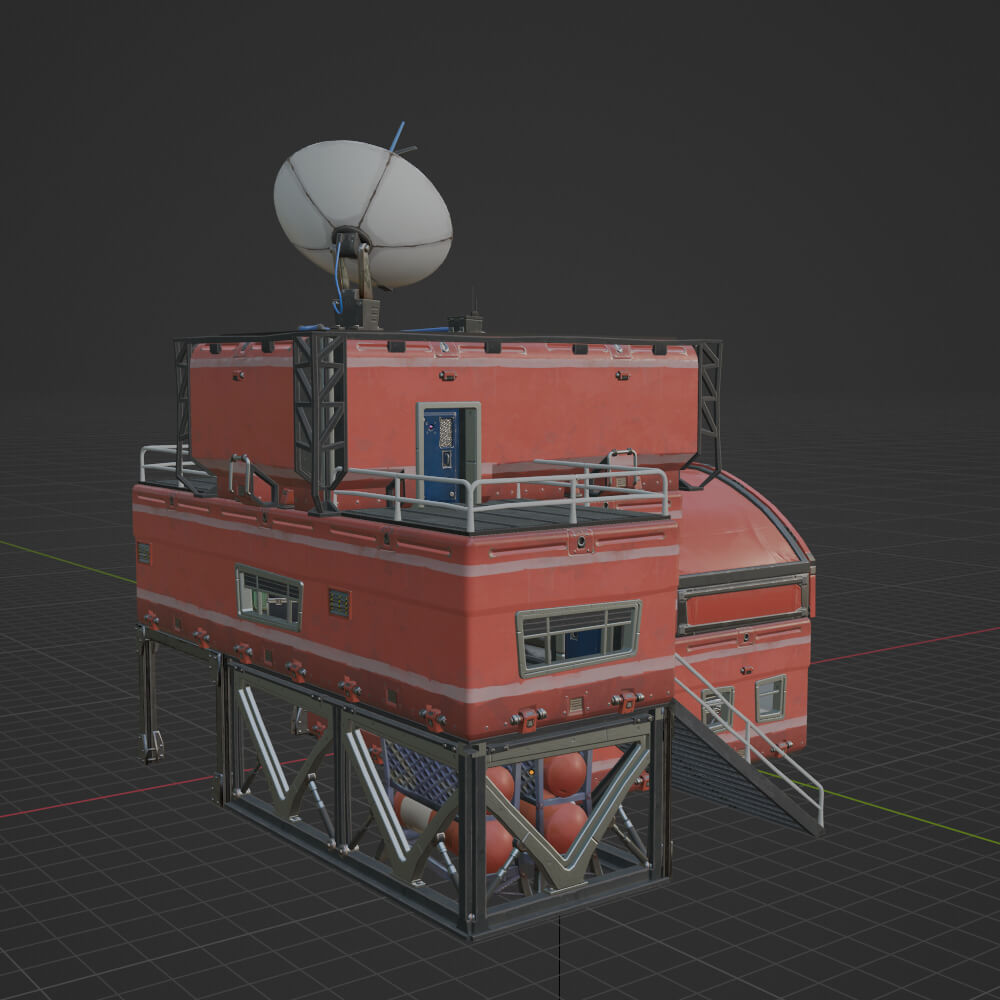Arctic Lab - Fortnite 3D Model by Shevraar