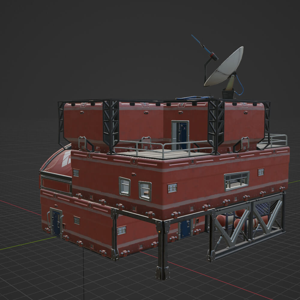 Arctic Lab - Fortnite 3D Model by Shevraar