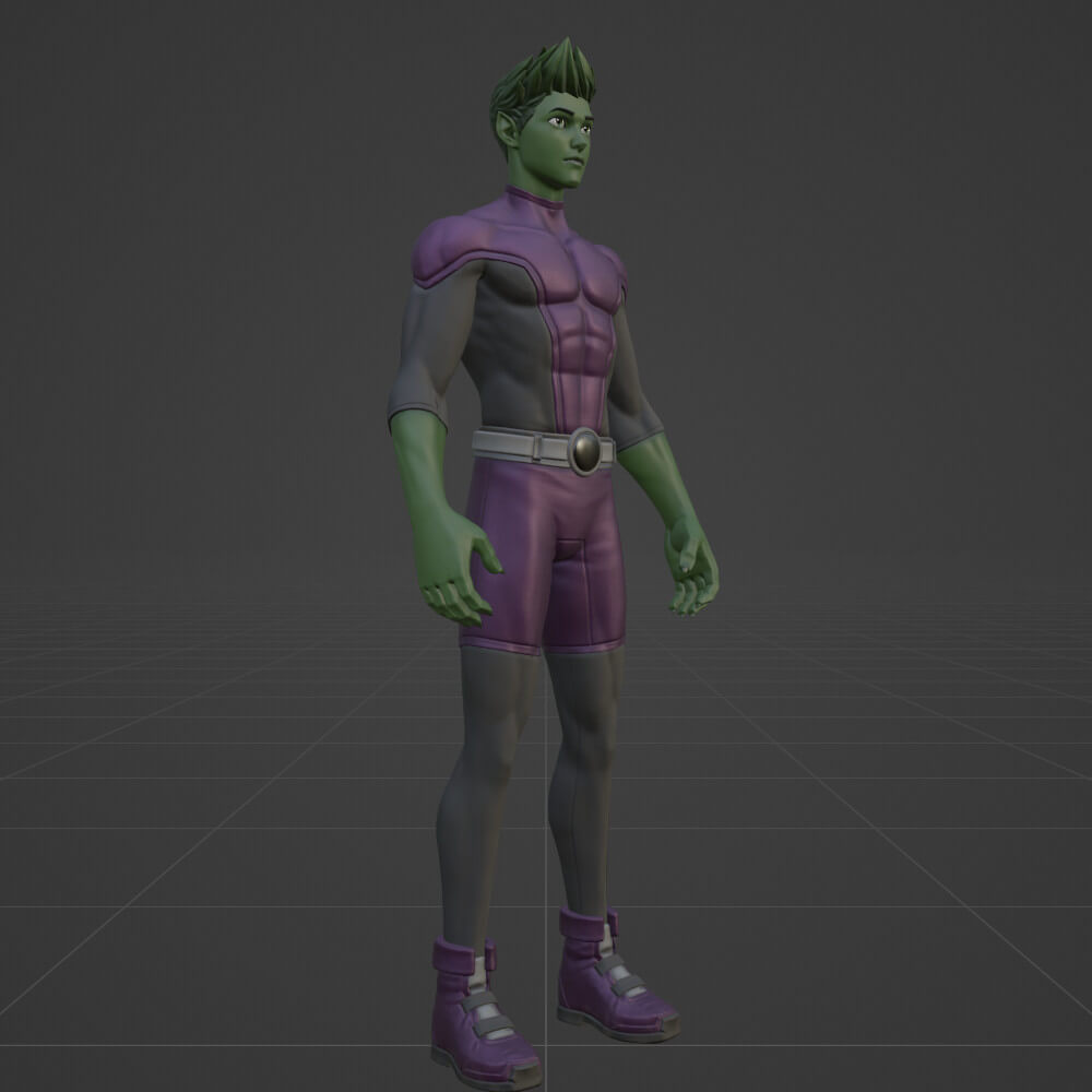 Beast Boy - Fortnite 3D Model by Shevraar