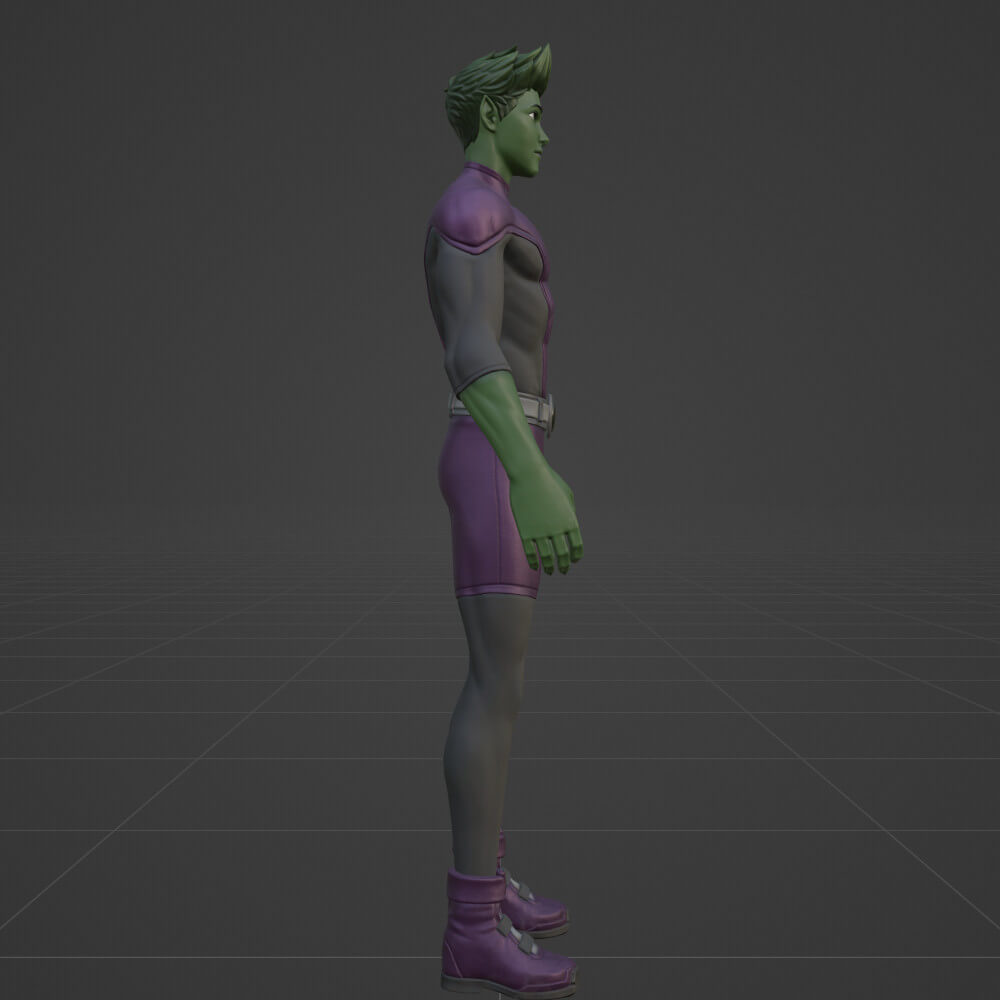 Beast Boy - Fortnite 3D Model by Shevraar