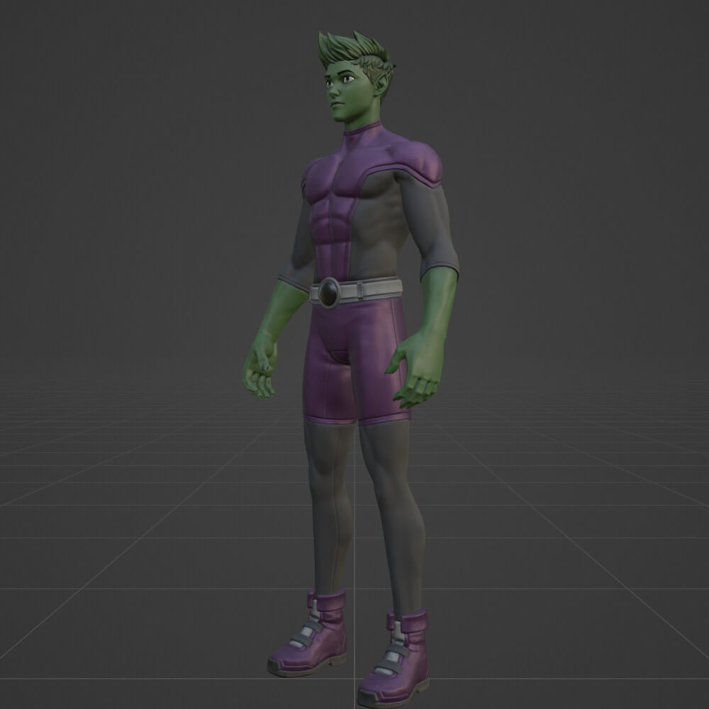 Beast Boy - Fortnite 3D Model by Shevraar