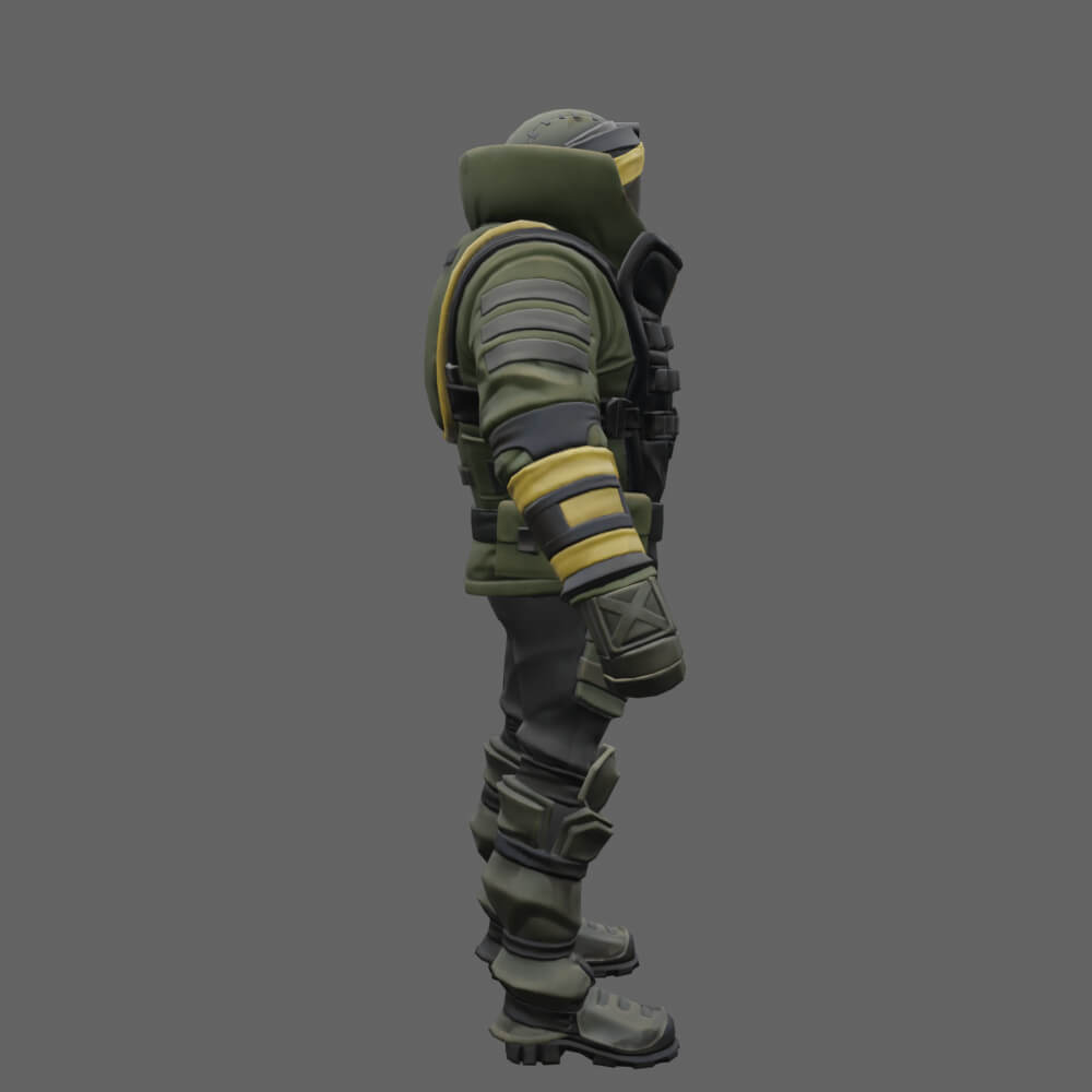 Bomb Squad - Fortnite 3D Model by Shevraar