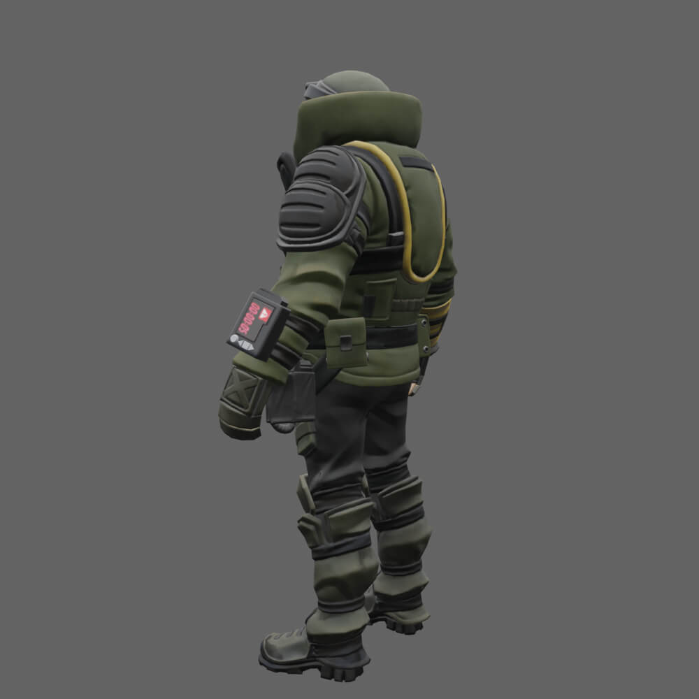 Bomb Squad - Fortnite 3D Model by Shevraar