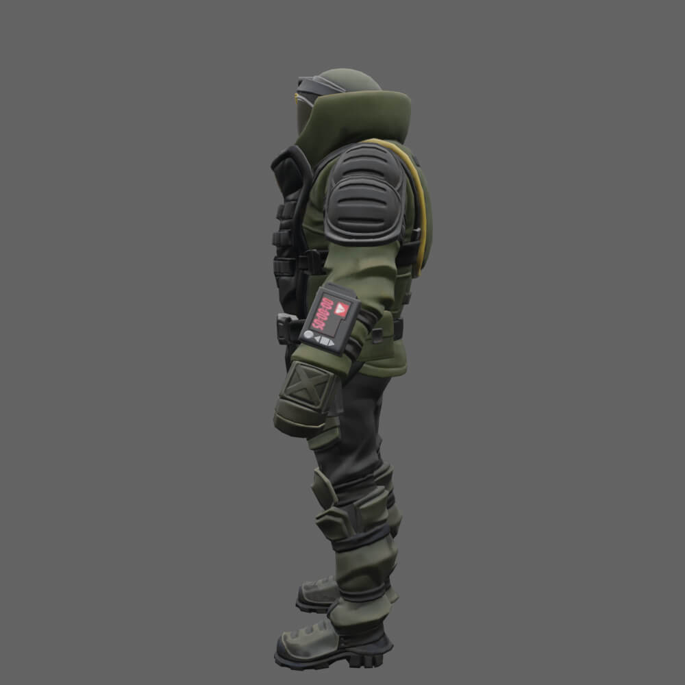 Bomb Squad - Fortnite 3D Model by Shevraar
