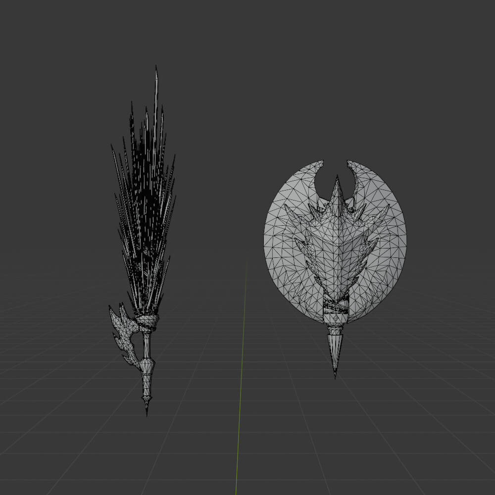 Devastation's Thorns - Monster Hunter: World 3D Model by Shevraar