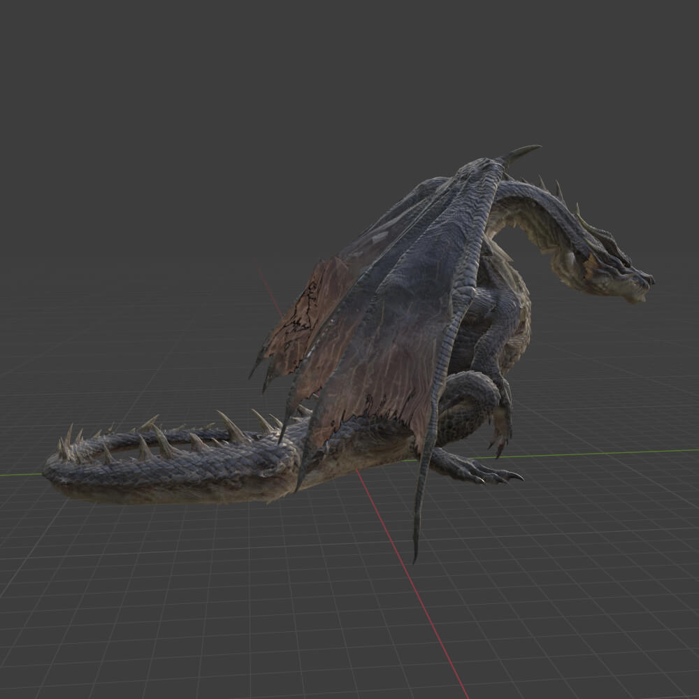 Fatalis - Monster Hunter World 3D Model by Shevraar