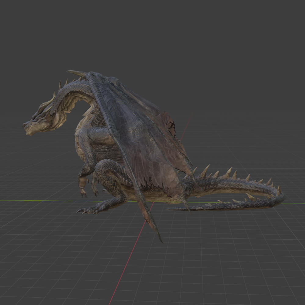 Fatalis - Monster Hunter World 3D Model by Shevraar