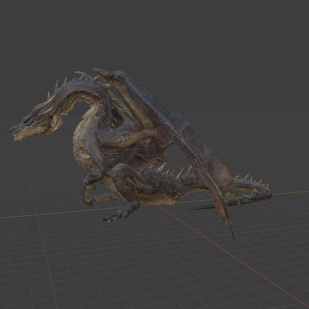 Fatalis - Monster Hunter World 3D Model by Shevraar