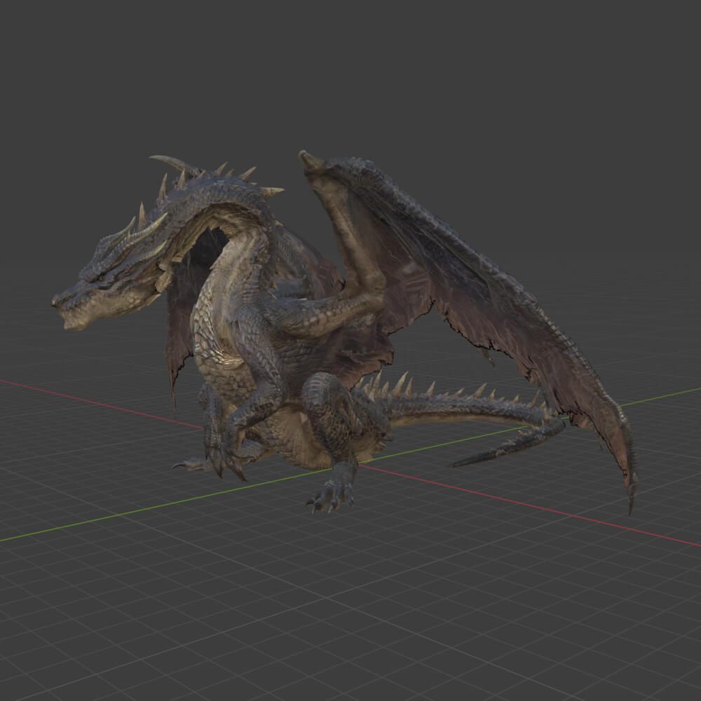 Fatalis - Monster Hunter World 3D Model by Shevraar