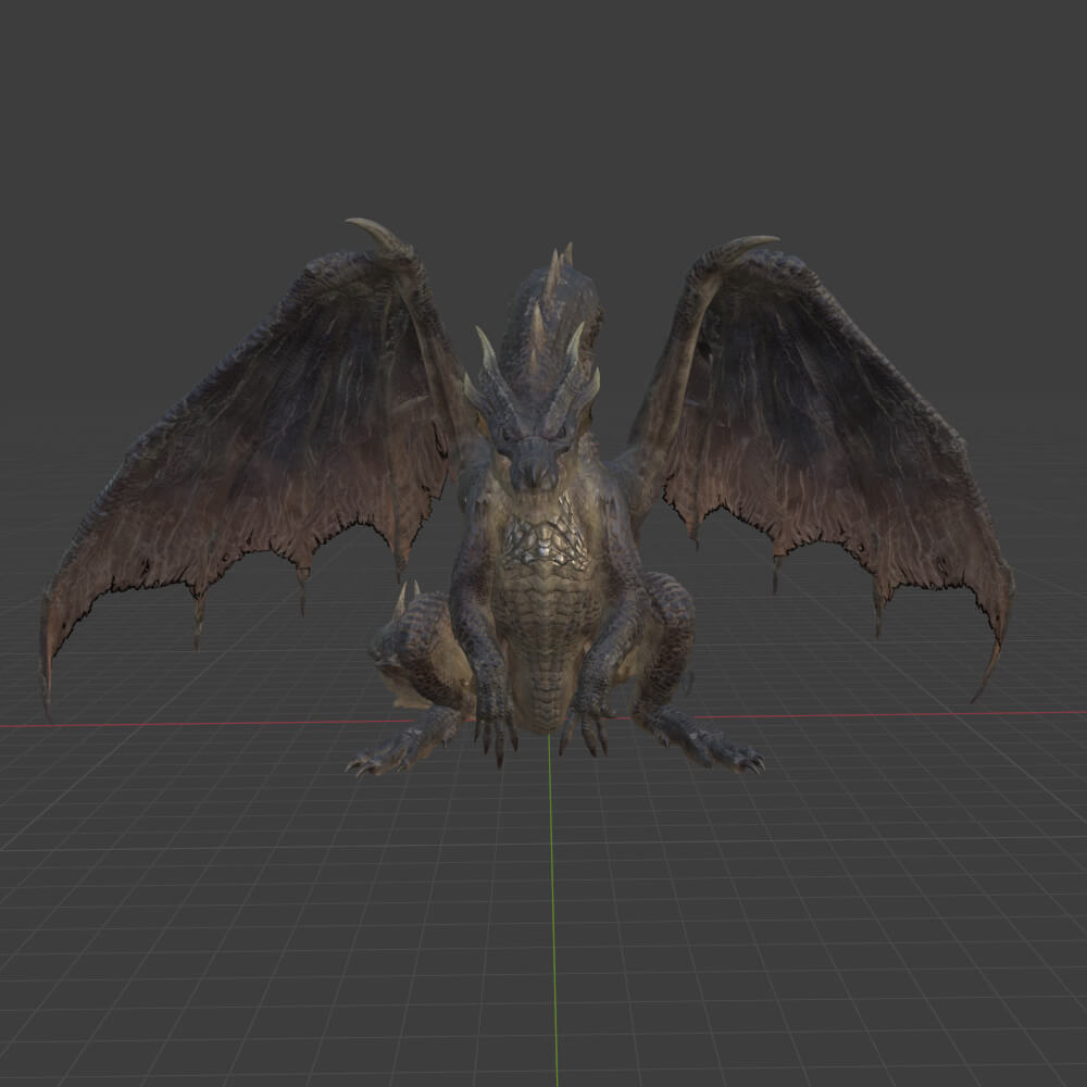 Fatalis - Monster Hunter World 3D Model by Shevraar
