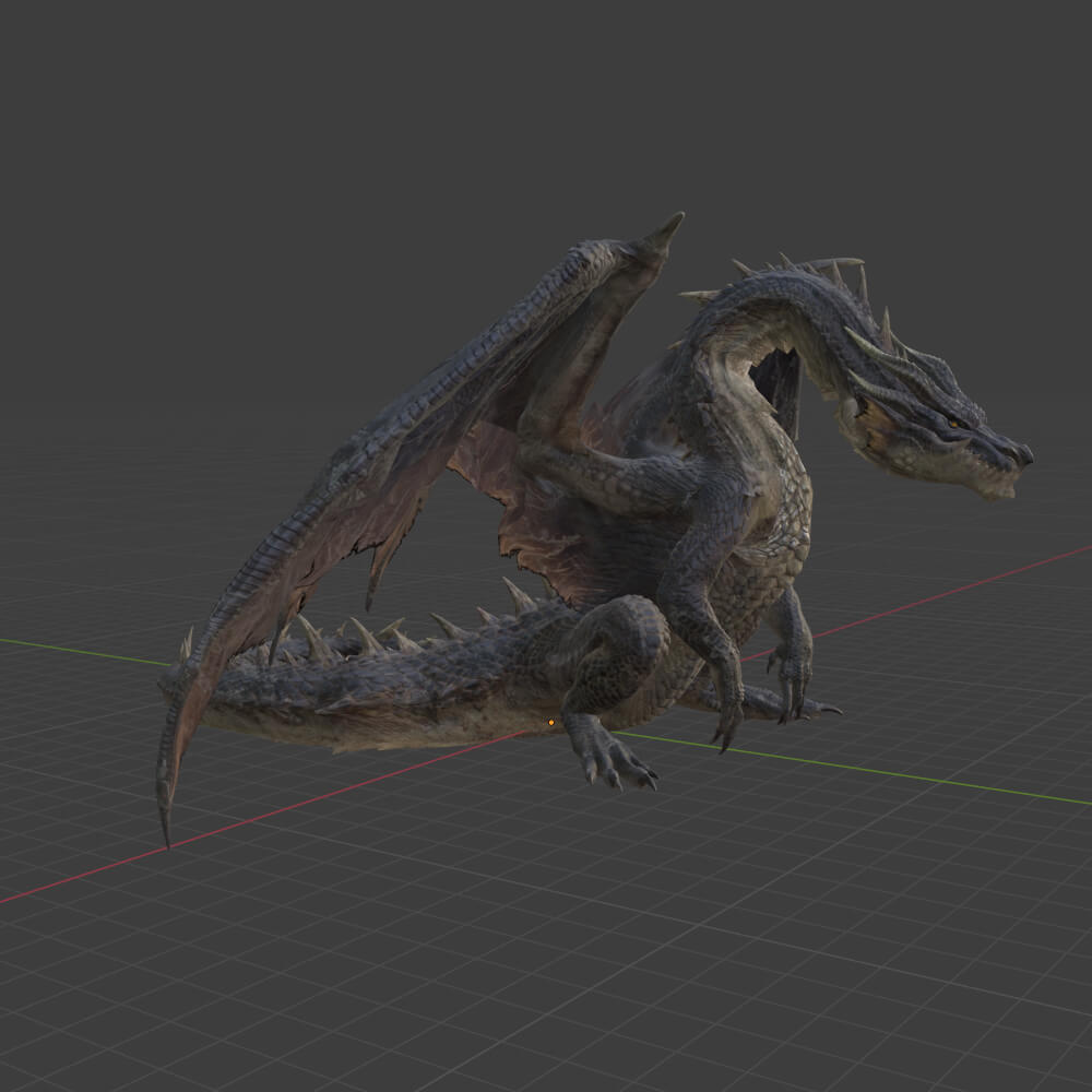 Fatalis - Monster Hunter World 3D Model by Shevraar