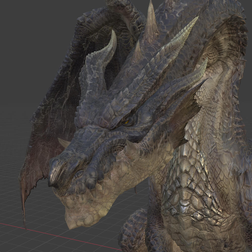 Fatalis - Monster Hunter World 3D Model by Shevraar