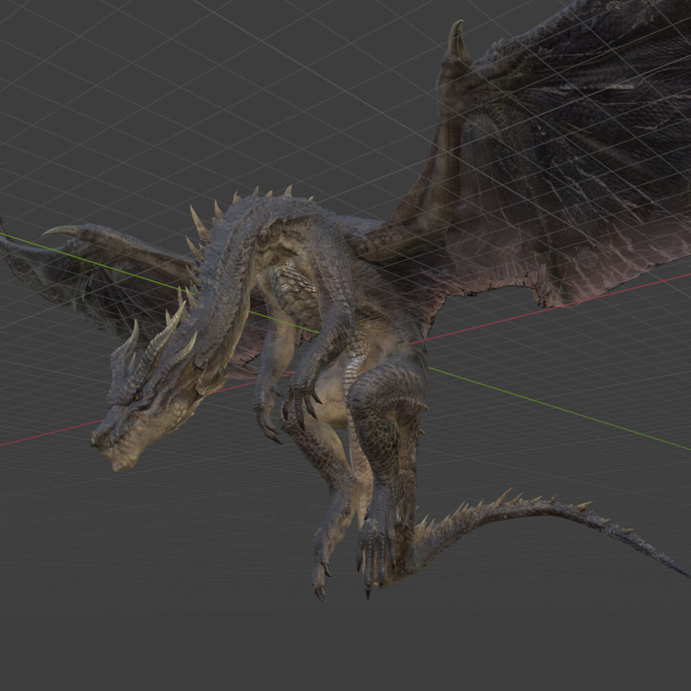 Fatalis - Monster Hunter World 3D Model by Shevraar