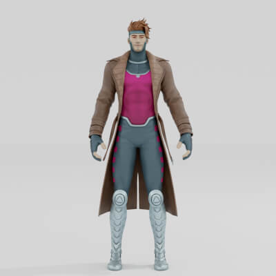 Gambit - Fortnite 3D Model by Shevraar