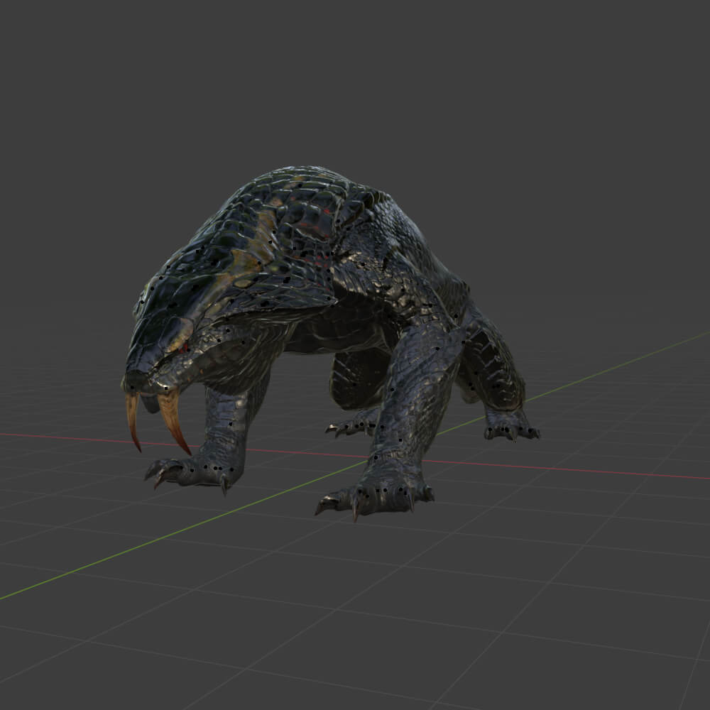 Great Girros - Monster Hunter World 3D Model by Shevraar