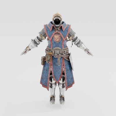Guardian Armor - Monster Hunter World 3D Model by Shevraar