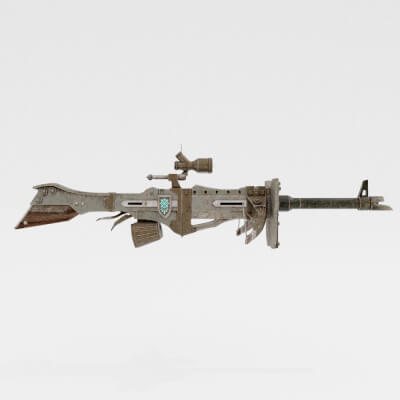 Iron Assault Heavy Bowgun - Monster Hunter World 3D Model by Shevraar