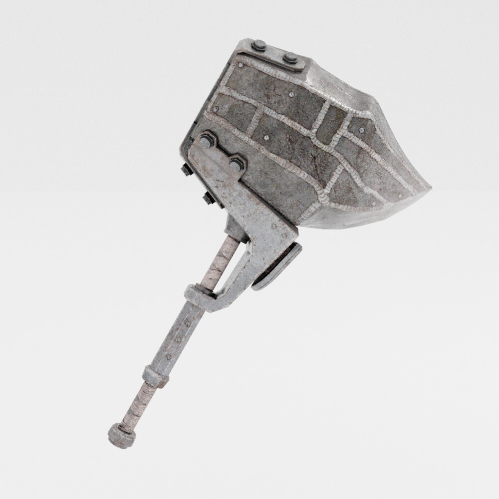 Iron Hammer - Monster Hunter World 3D Model by Shevraar