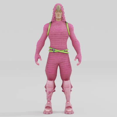 King Flamingo - Fortnite 3D Model by Shevraar
