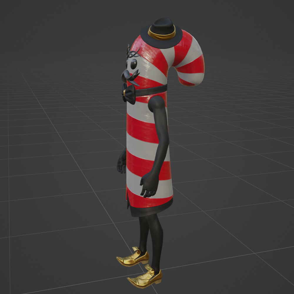 Mr. Dappermint - Fortnite 3D Model by Shevraar