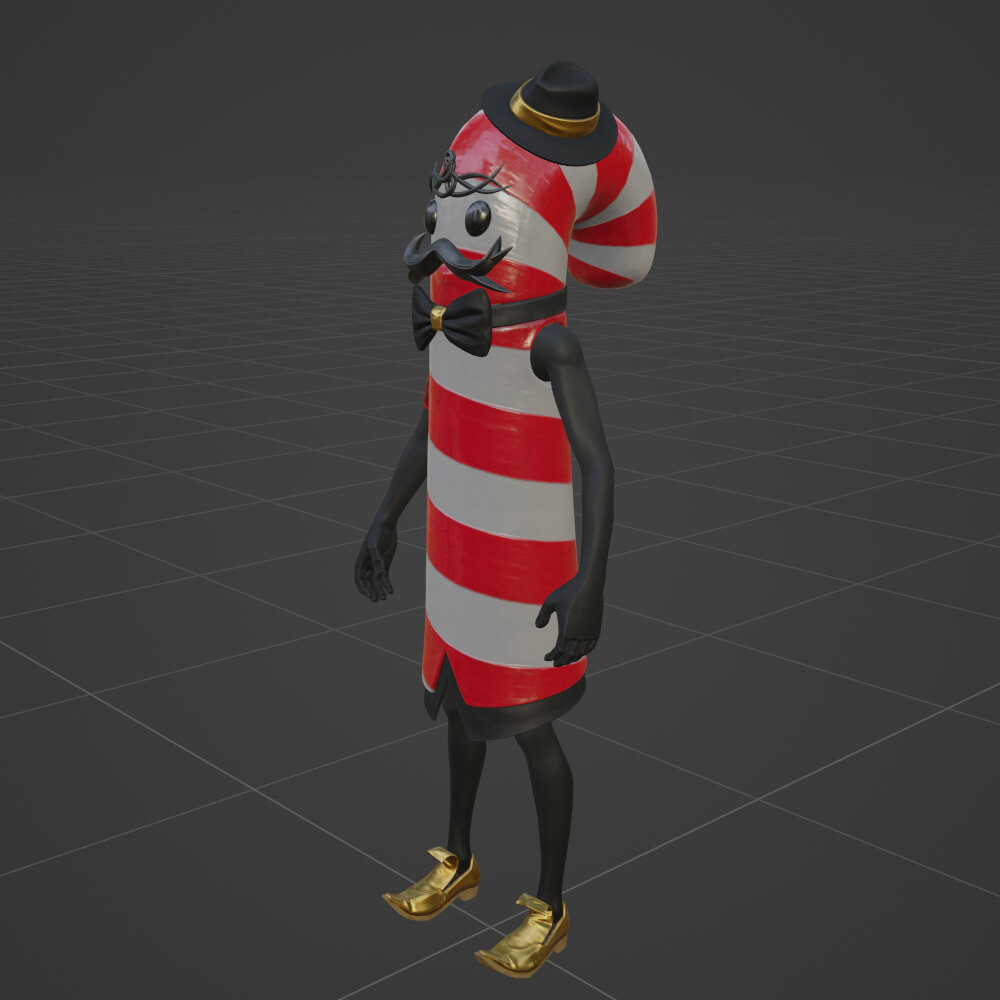 Mr. Dappermint - Fortnite 3D Model by Shevraar