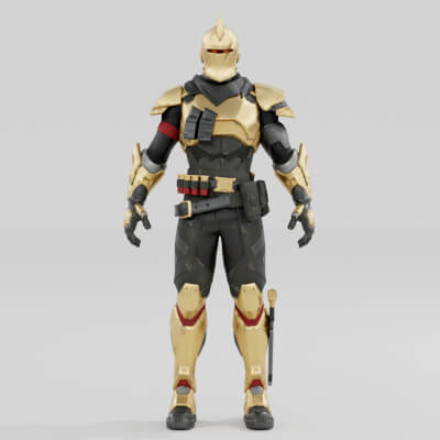 Ultima Knight Origin - Fortnite 3D Model by Shevraar