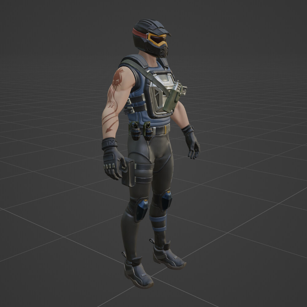 Wake Rider - Fortnite 3D Model by Shevraar