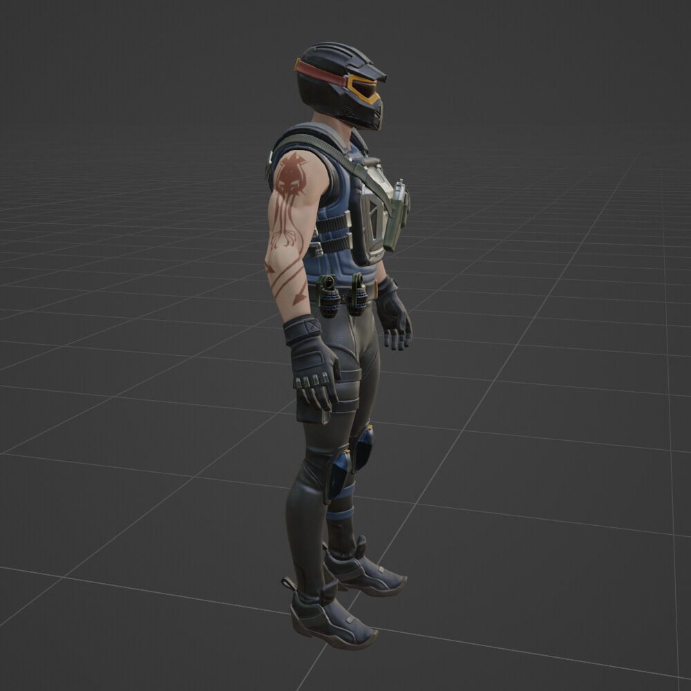 Wake Rider Fortnite 3d Model By Shevraar 