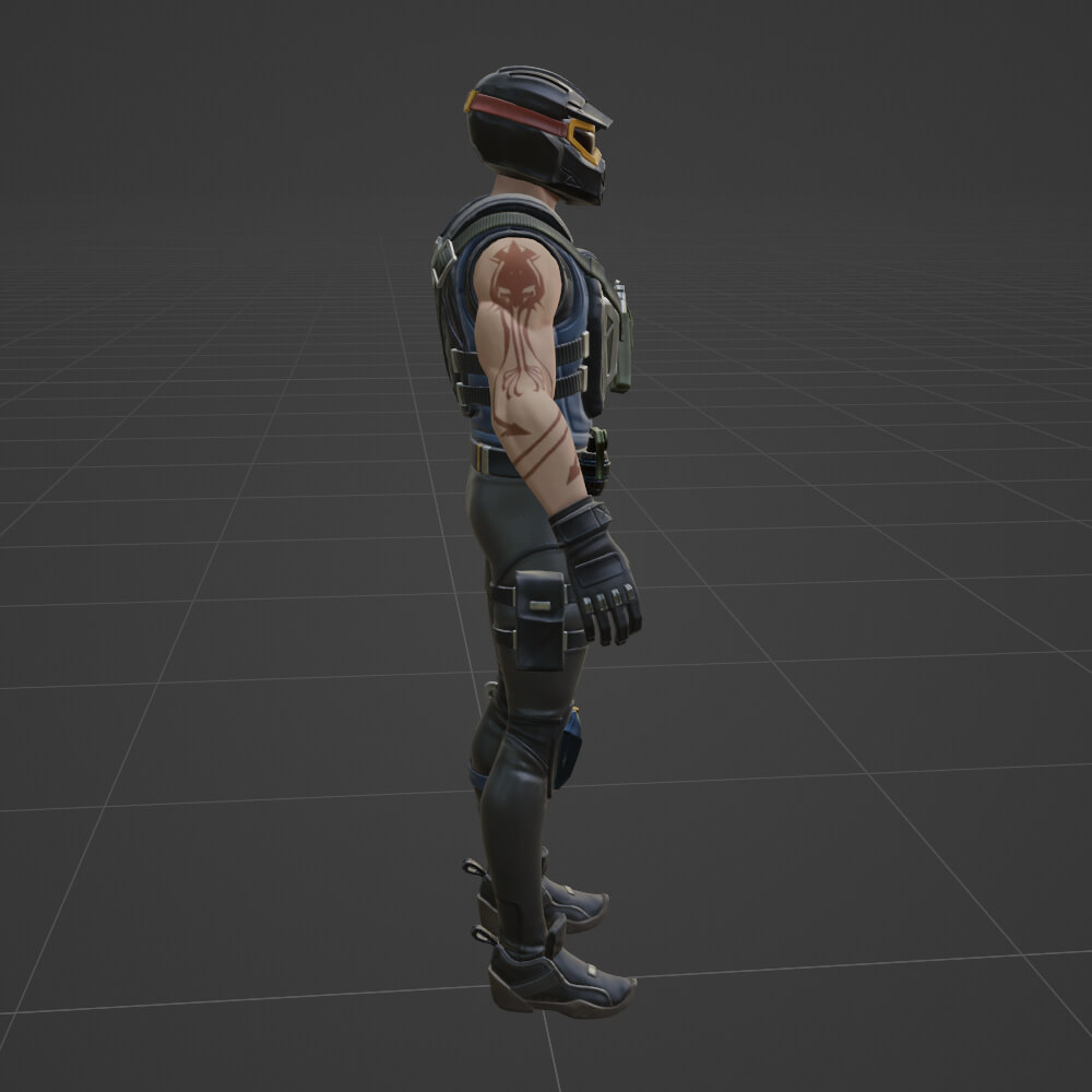 Wake Rider - Fortnite 3D Model by Shevraar