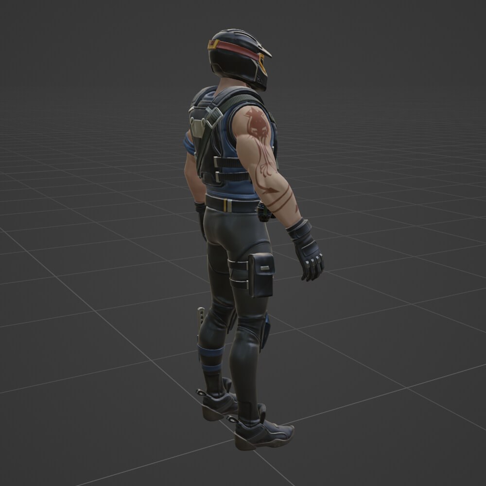 Wake Rider - Fortnite 3D Model by Shevraar
