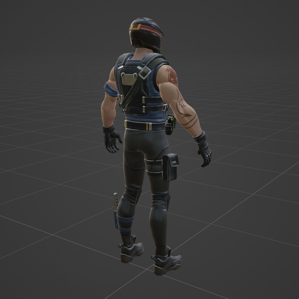 Wake Rider - Fortnite 3D Model by Shevraar