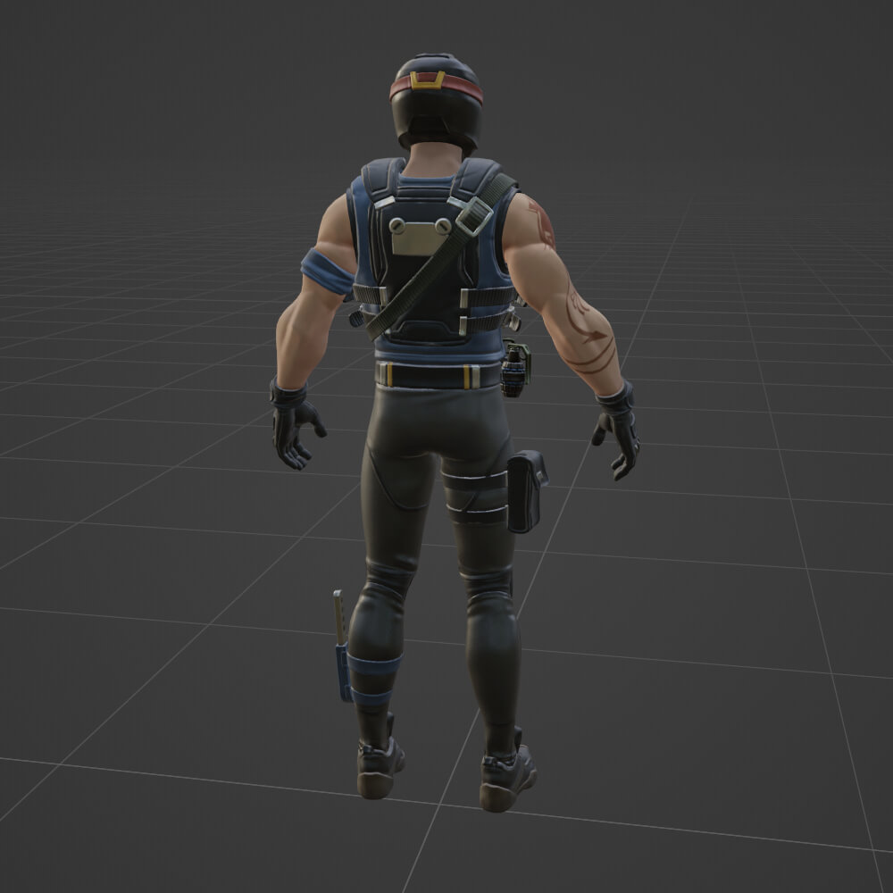 Wake Rider - Fortnite 3D Model by Shevraar