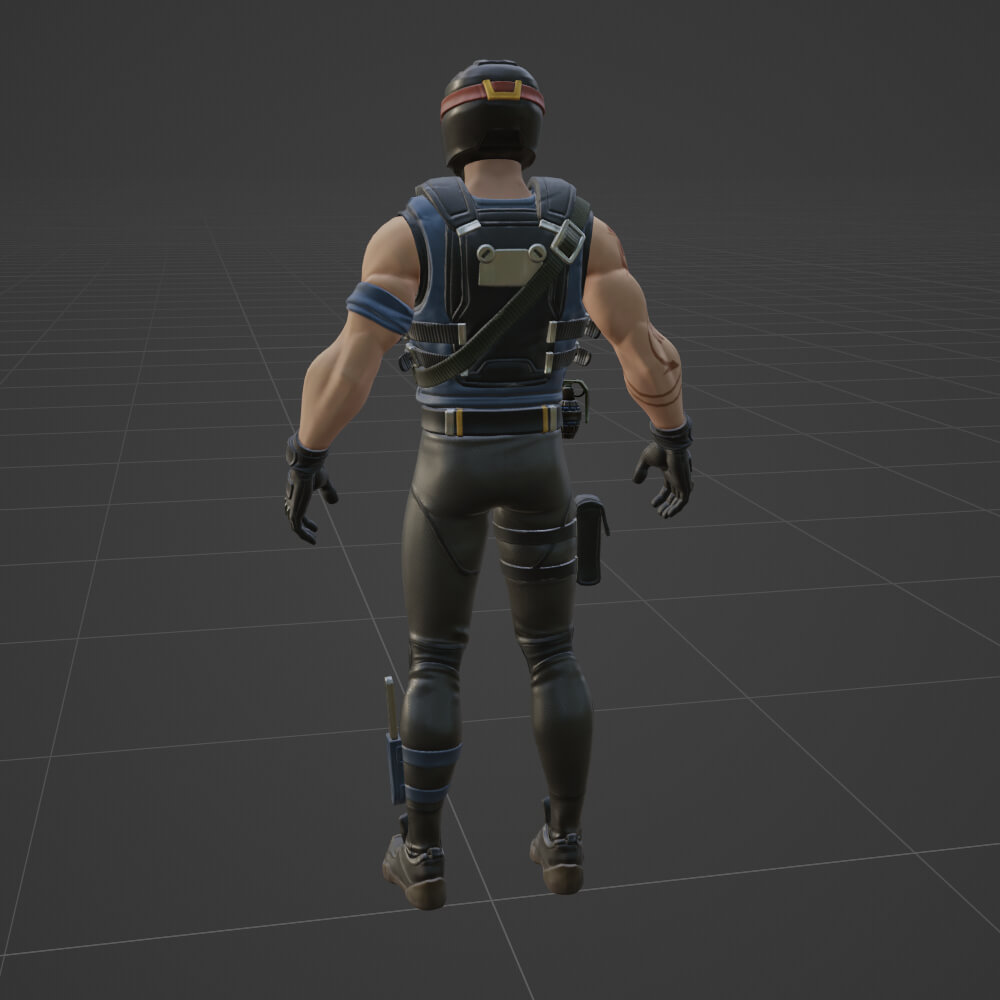 Wake Rider - Fortnite 3D Model by Shevraar