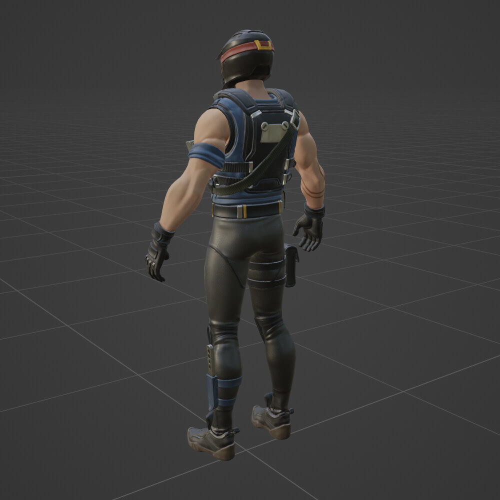 Wake Rider - Fortnite 3D Model by Shevraar