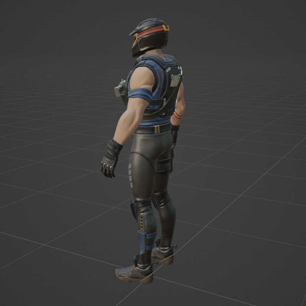 Wake Rider - Fortnite 3D Model by Shevraar