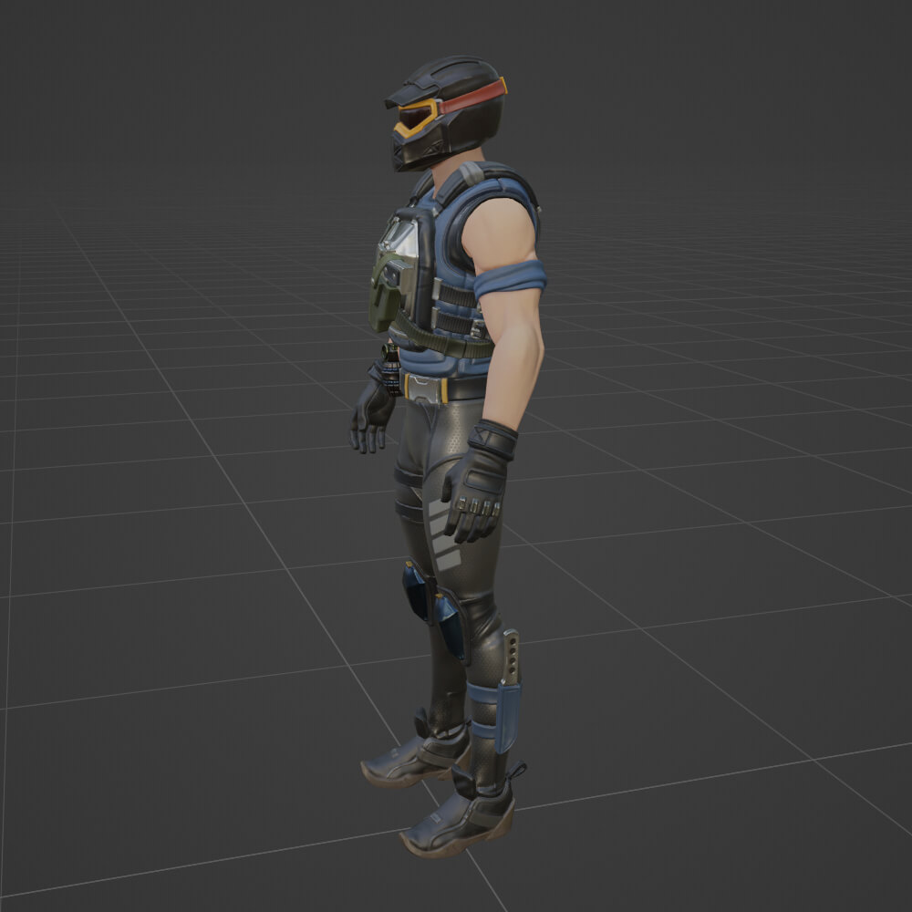 Wake Rider Fortnite 3d Model By Shevraar